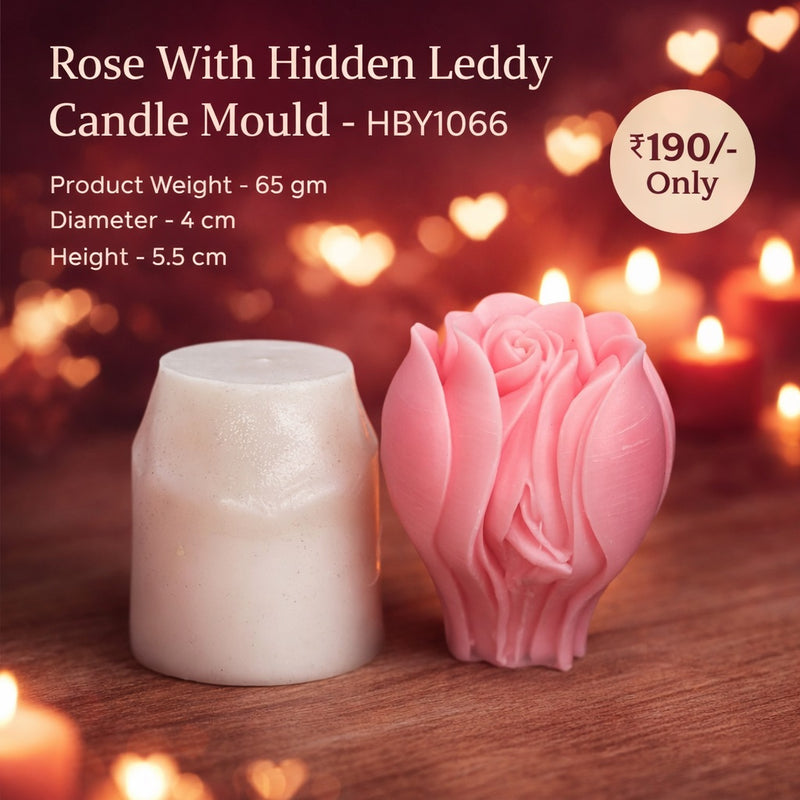 Rose With Hidden Leddy Mould HBY1066 Niral Industries