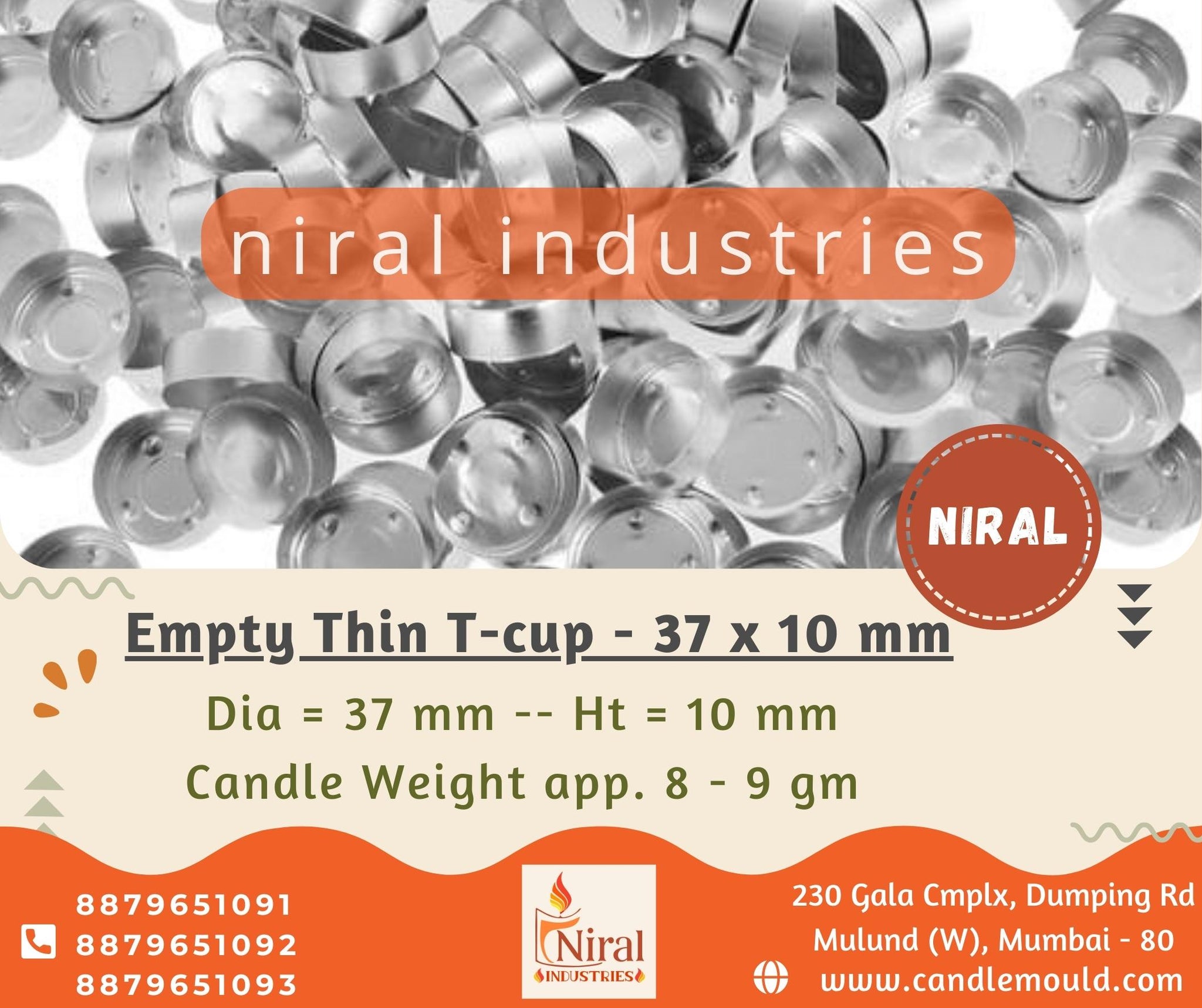 T-Cups — Niral Industries