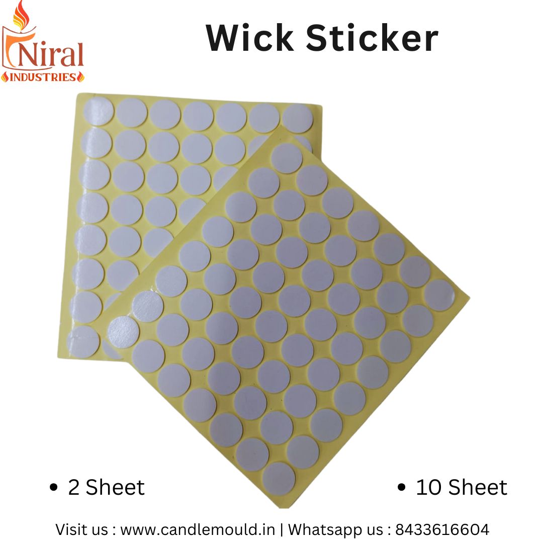 Wick Sticker - 54 Stickers in 1 sheet. — Niral Industries