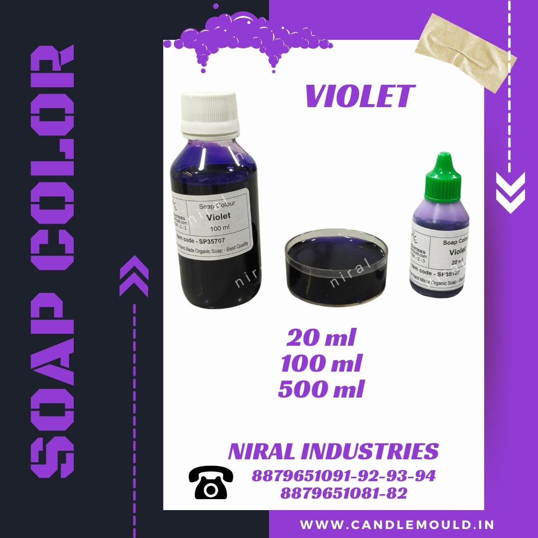Niral's Violet Soap Colour — Niral Industries
